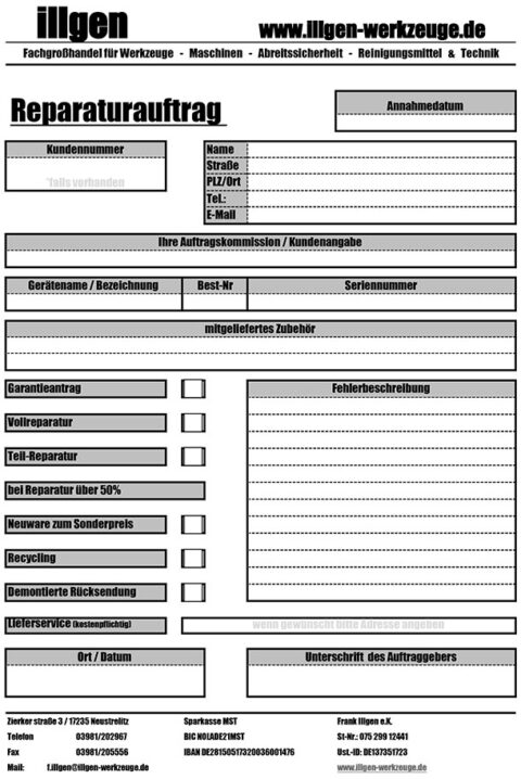 Werkstatt - Illgen Werkzeuge